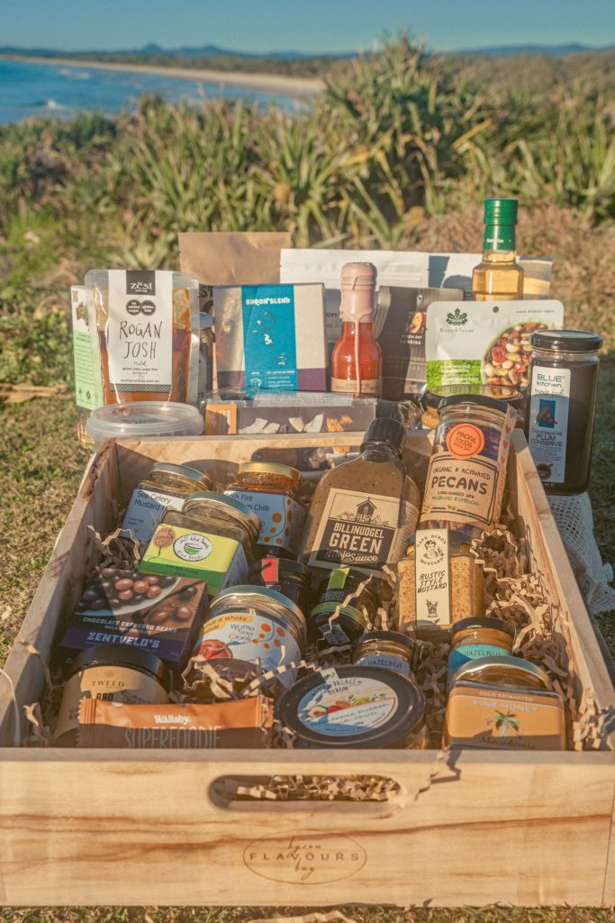 Extravagant gift hamper Byron Bay. A truly remarkable gift